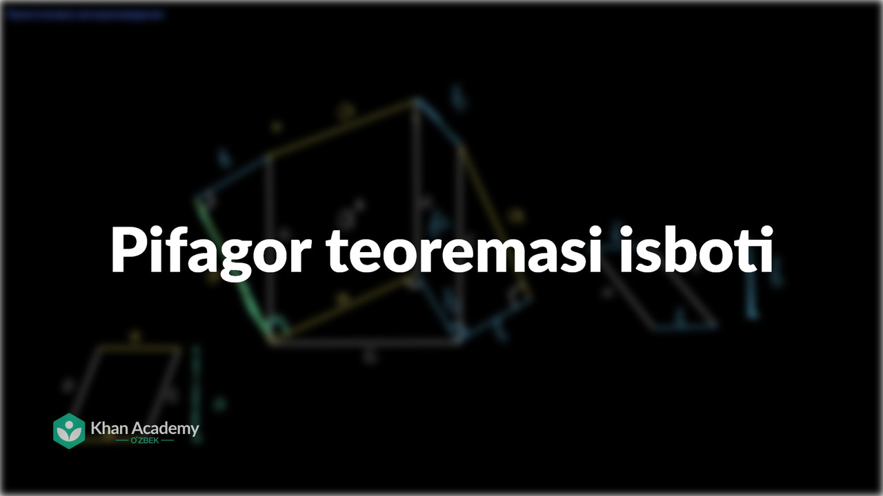 116 Pifagor teoremasi isboti | Pifagor teoremasi | Geometriya asoslari ...