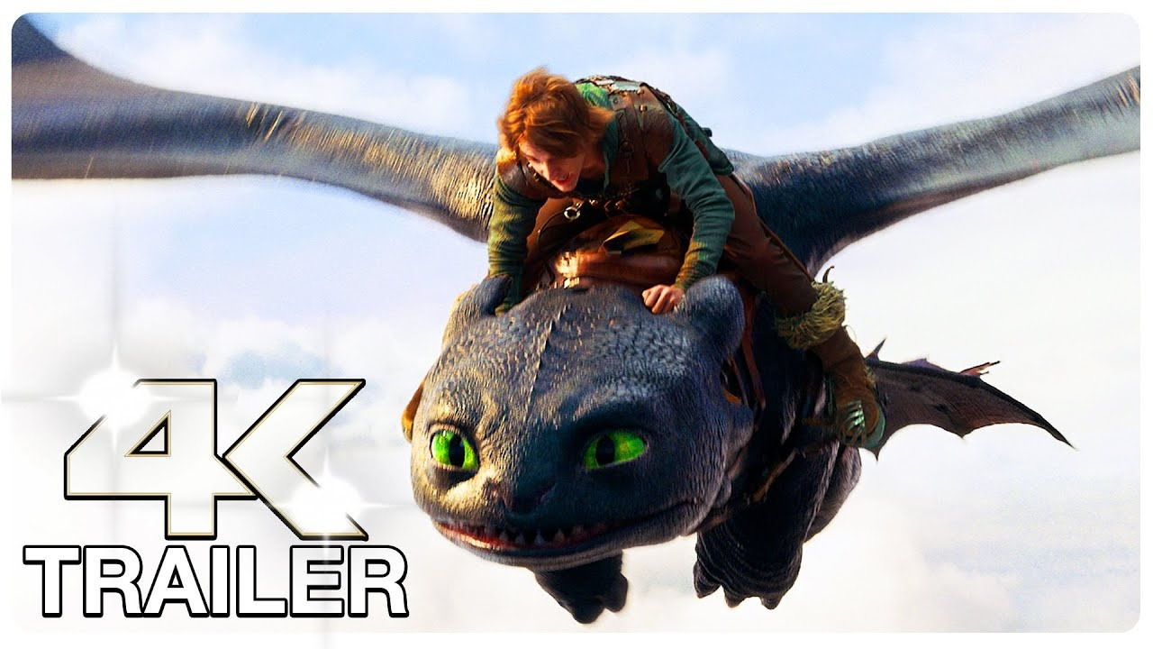 HOW TO TRAIN YOUR DRAGON: 3 Minute Trailer (4K ULTRA HD) NEW 2025 ...