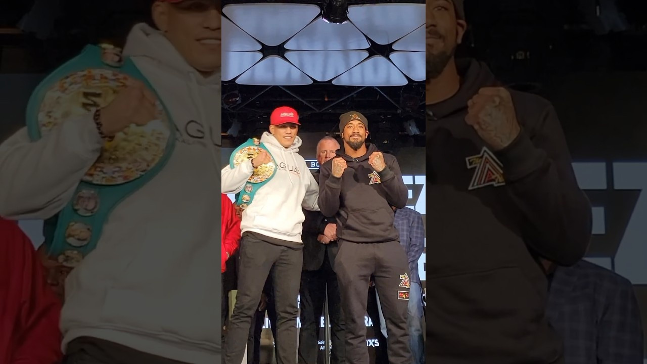 Дэвид Бенавидес 🆚 Деметриус Андре: Битва взглядов #boxing #бокс - Mover.uz
