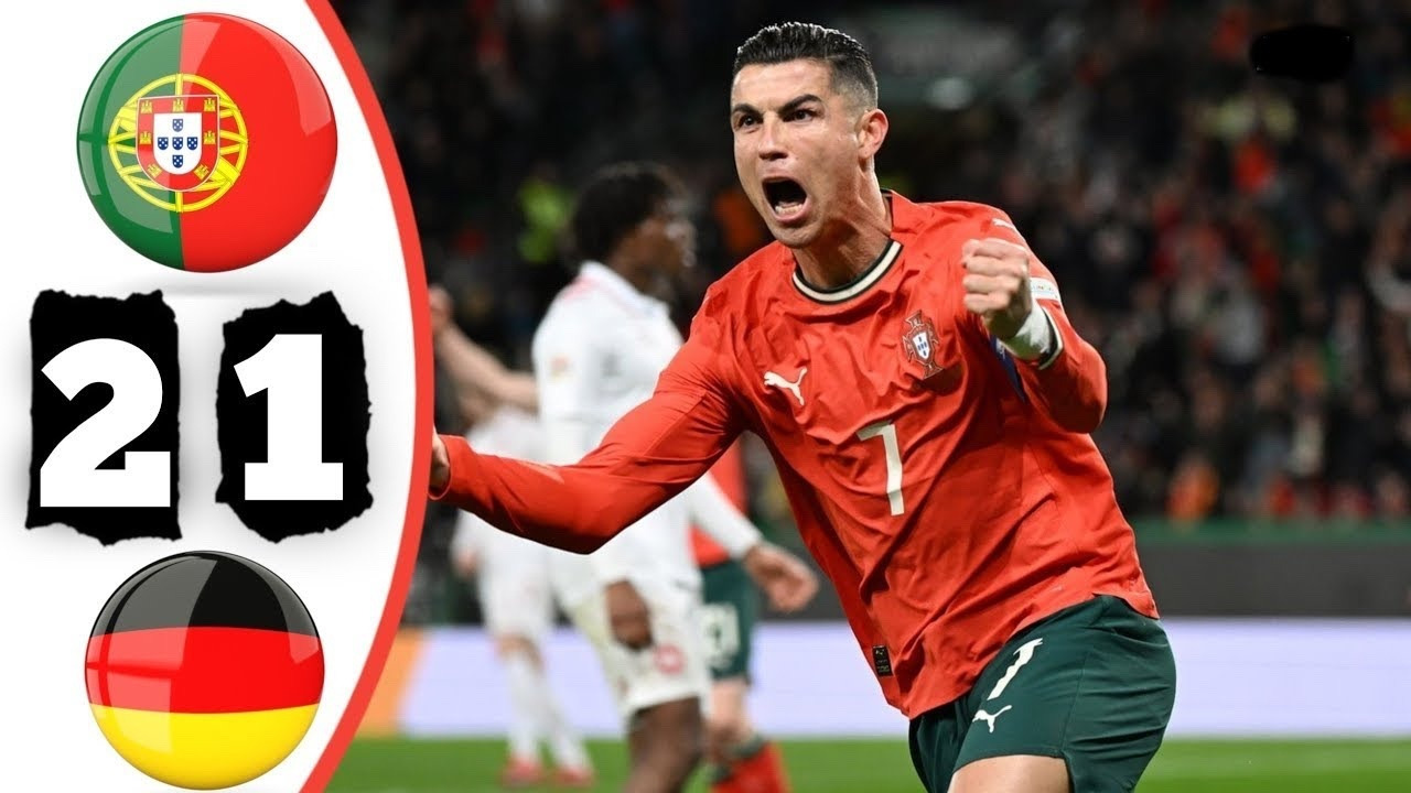 ПОРТУГАЛИЯ 2-1 ГЕРМАНИЯ ОБЗОР МАТЧА И ВСЕ ГОЛЫ! ГОЛ РОНАЛДУ В ВОРОТА ...