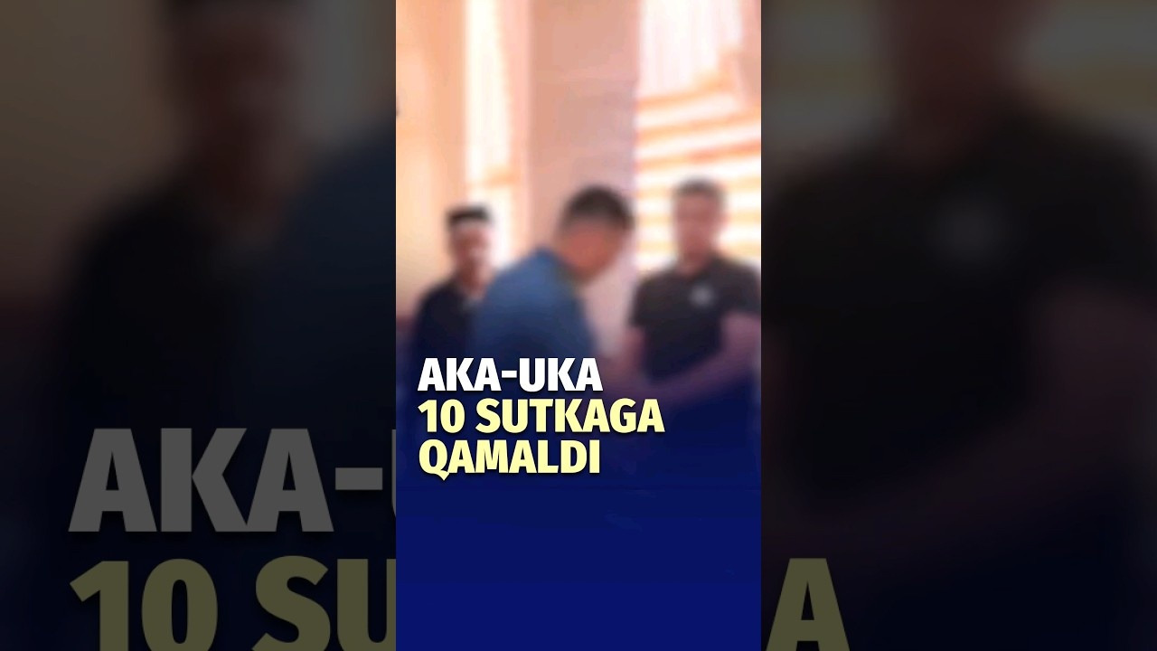 Surxondaryoning Denov tumanida YPX xodimini haqorat qilgan aka-uka 10 sutkaga qamaldi - Mover.uz