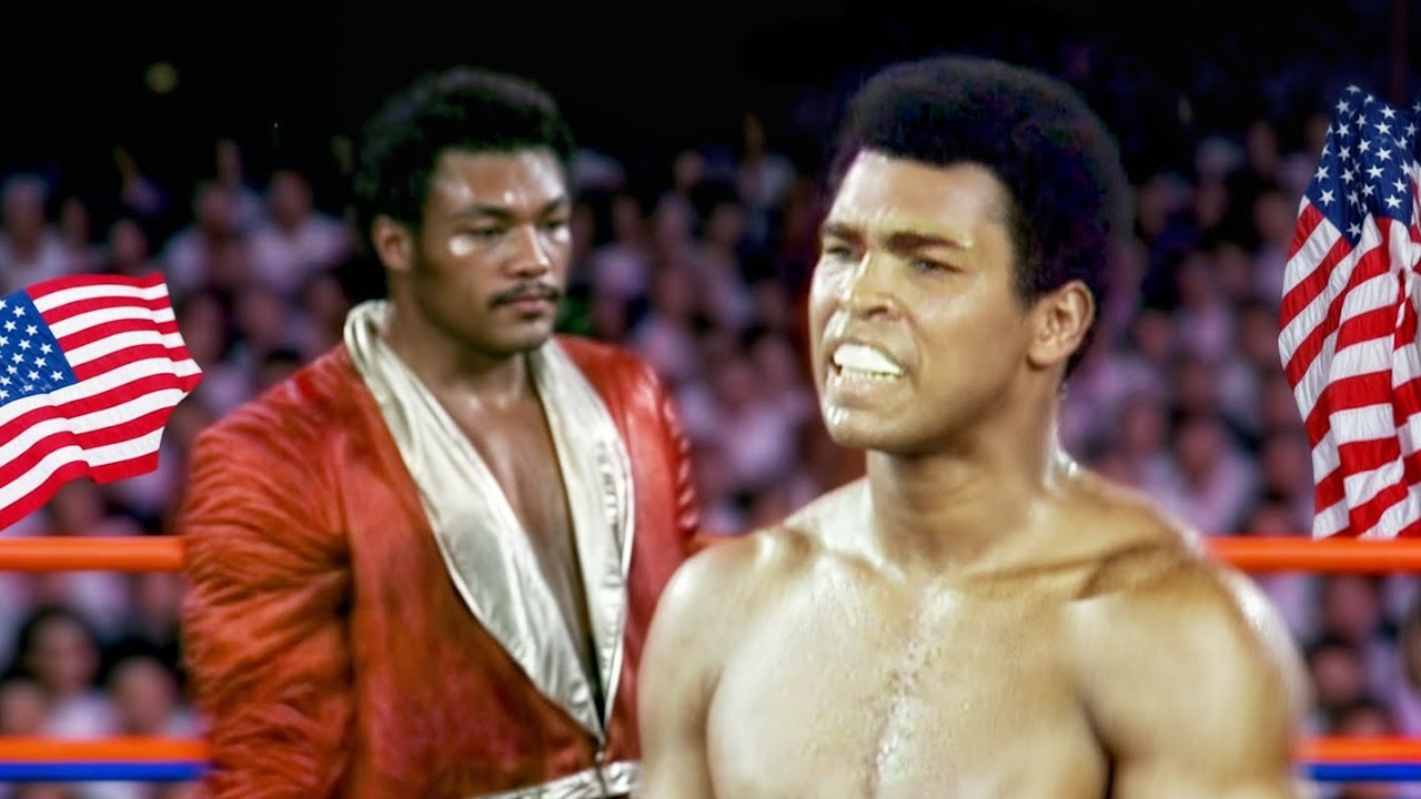 Muhammad Ali (USA) vs George Foreman (USA) | KNOCKOUT, Boxing Fight ...