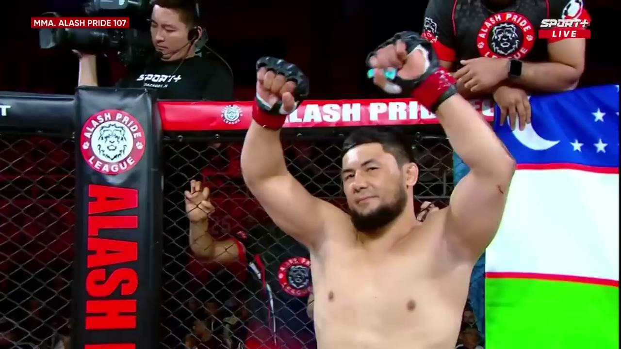 ММА. ALASH PRIDE 107. БОБУР АБДУЛАЗИЗОВ VS ПЕДРО ЛОПЕС - Mover.uz