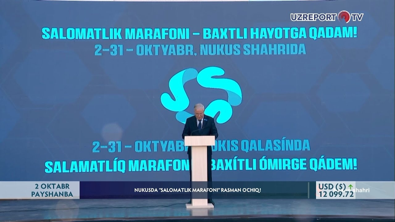Nukusda “Salomatlik marafoni” rasman ochiq - Mover.uz