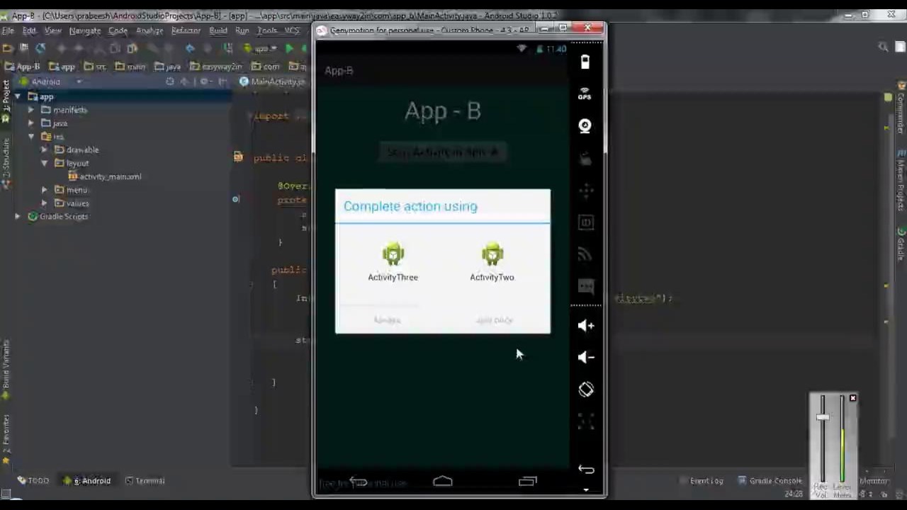 Android Studio Tutorial – 50 – Forcing an App ChooserIntent - Mover.uz