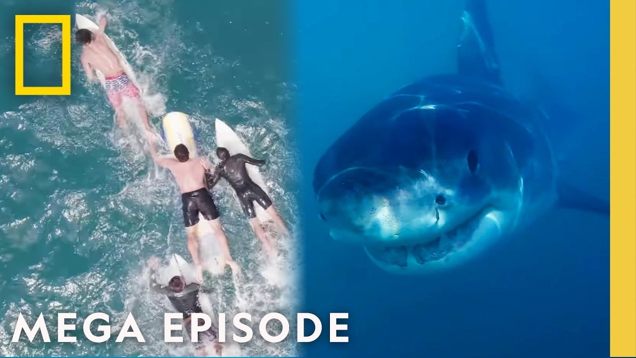 When Sharks Attack 360: Perfect Storms & Wild Weather | MEGA EPISODE ...