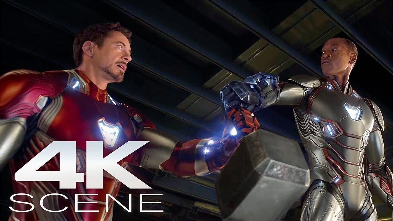 Avengers Try Lifting Thor’s Hammer (4K Blu-ray) Fight Scene | Avengers ...