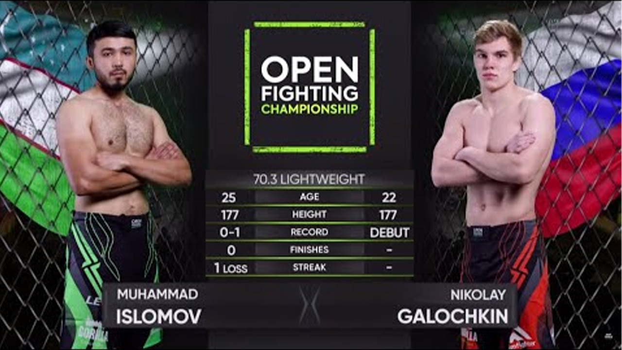 Николай Галочкин VS Мухаммад Исломов | OPEN FC 36 - Mover.uz
