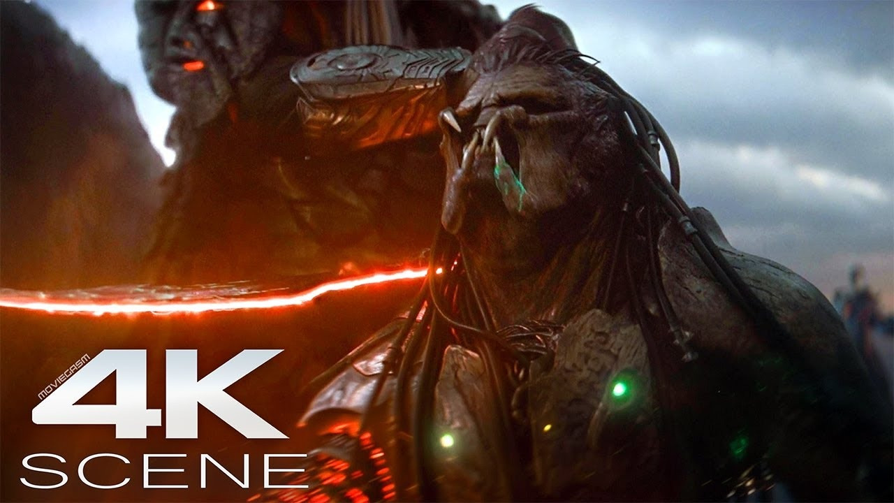 Prince Kwei Vs. Yautja King Njhorr (2025) Fight Scene – Predator ...