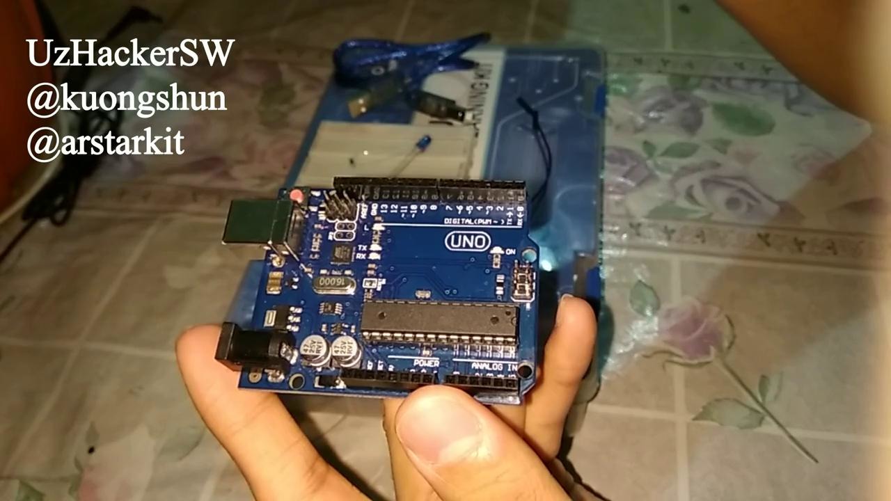 2-dars. Arduino Uno platasi orqali LED chiroqchasini yoqish - Mover.uz