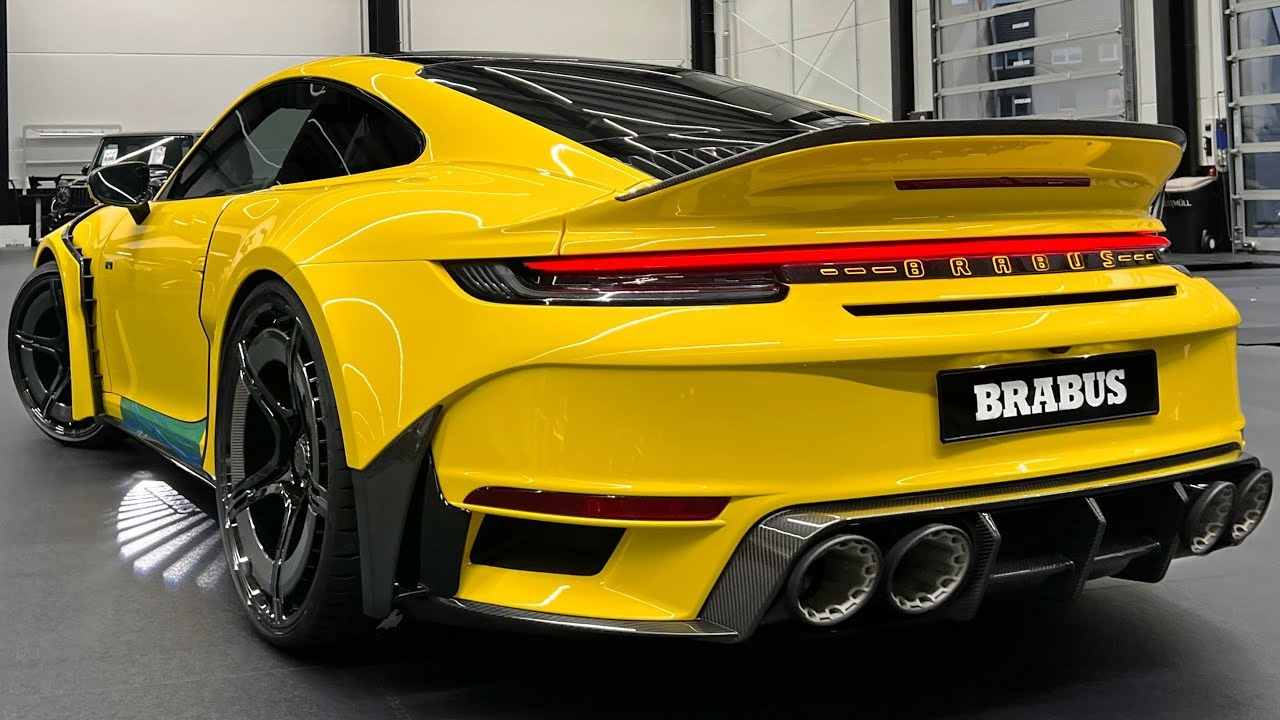 NEW 2024 Porsche BRABUS ROCKET R +SOUND! 900 HP INSANE Porsche ROCKET ...