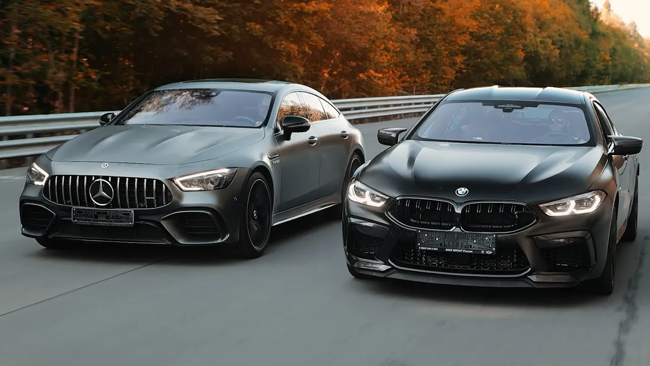 DSC OFF. BMW M8 GC vs Mercedes-AMG GT63s. Дзюдоисты-тяжеловесы - Mover.uz