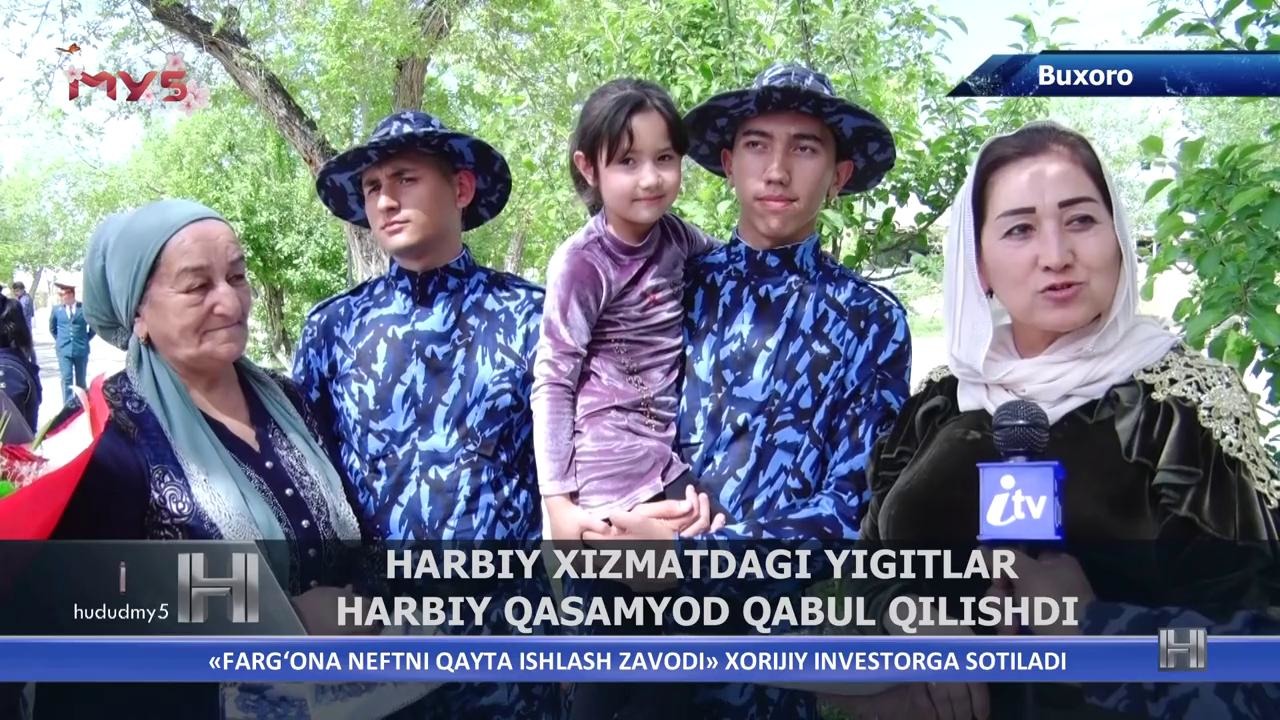 Harbiy xizmatchilar qasamyod qabul qilishdi - Mover.uz