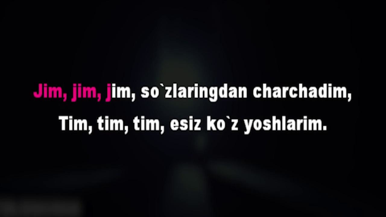 Ziyoda – Jim (Karaoke) - Mover.uz