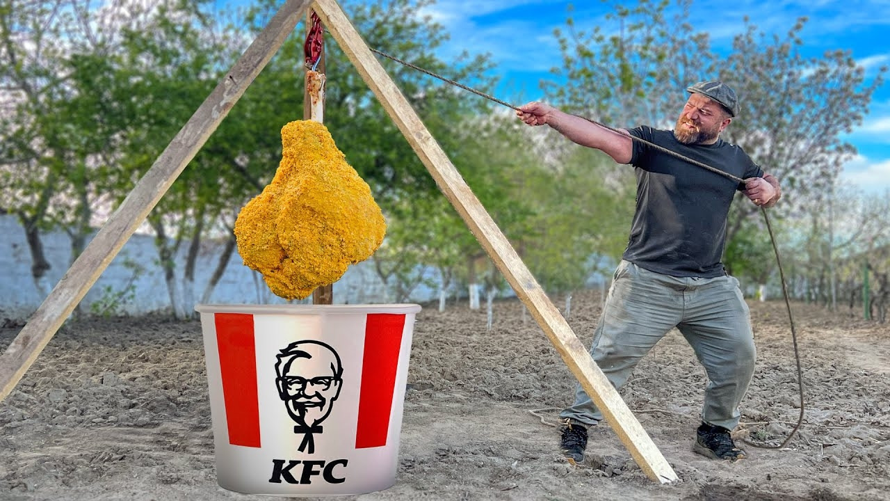 Огромная говяжья нога из KFC! Румяная корочка и пикантный вкус сочного ...