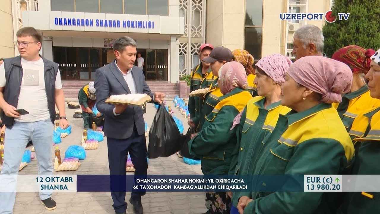 Ohangaron shahar hokimi: yil oxirigacha 60 ta xonadon kambag‘allikdan ...